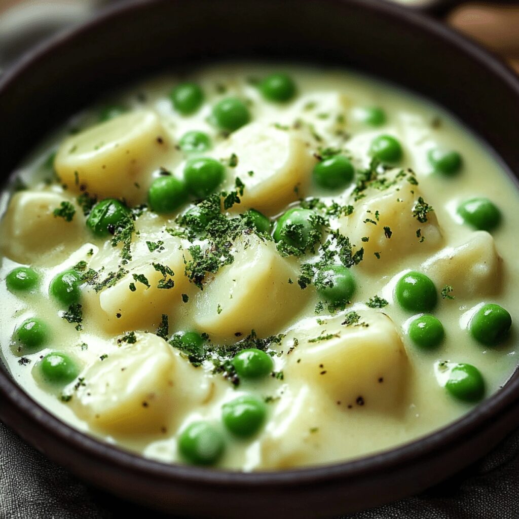 Dreamy Silky Creamed Peas and Potatoes Recipe: Smooth Comfort - Dave's ...