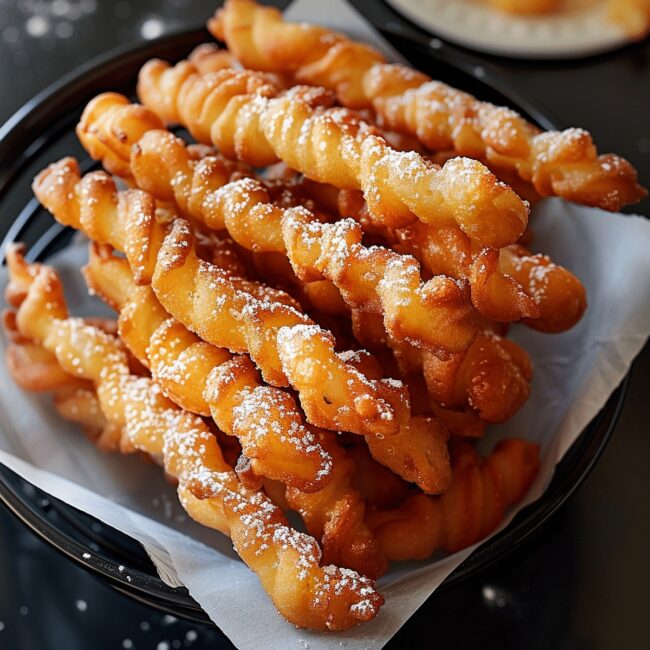 Easy Homemade Crispy Funnel Cake Sticks Recipe for Carnivals at Home ...
