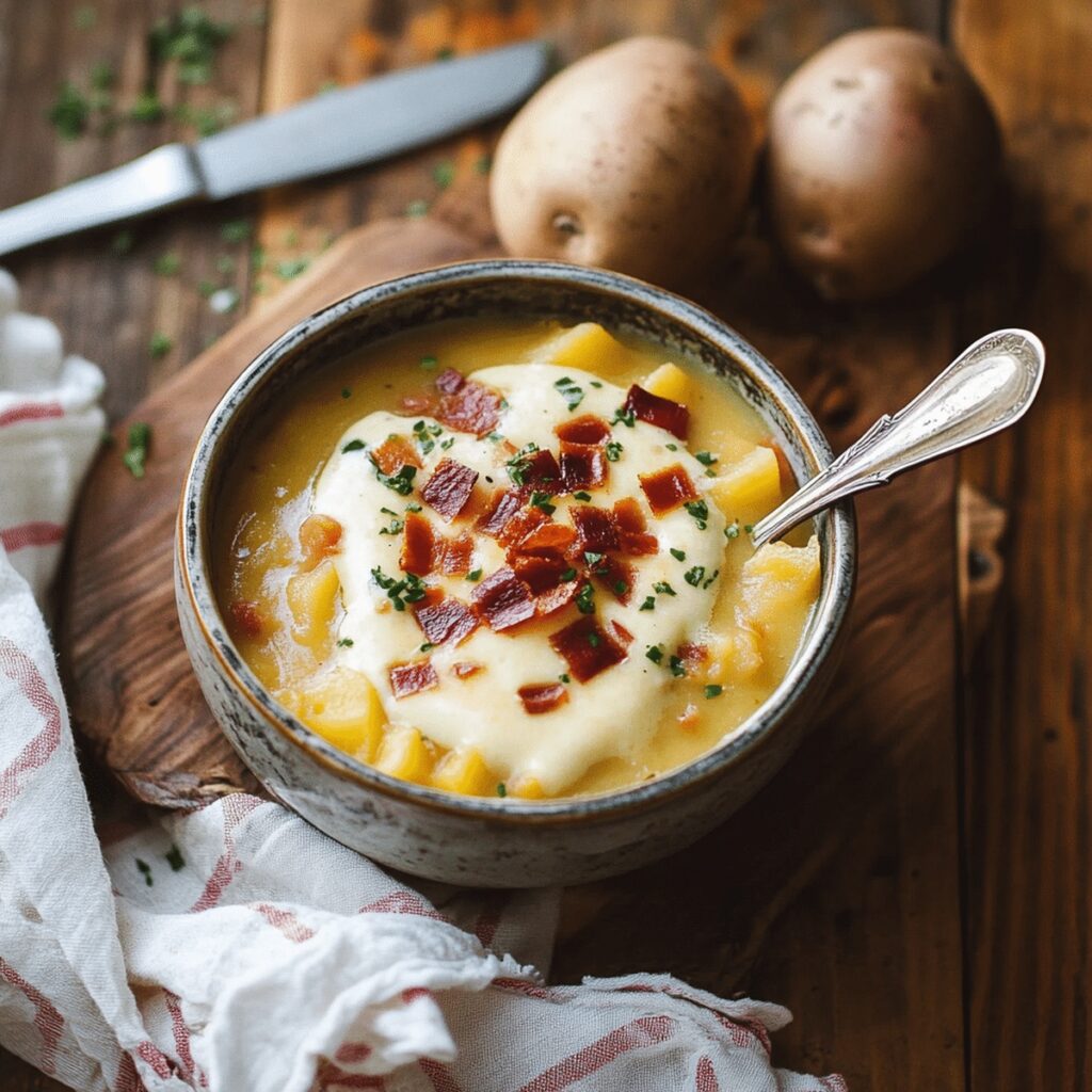 Quick & Hearty Loaded Baked Potato Soup Recipe for Cozy Nights - Dave's ...