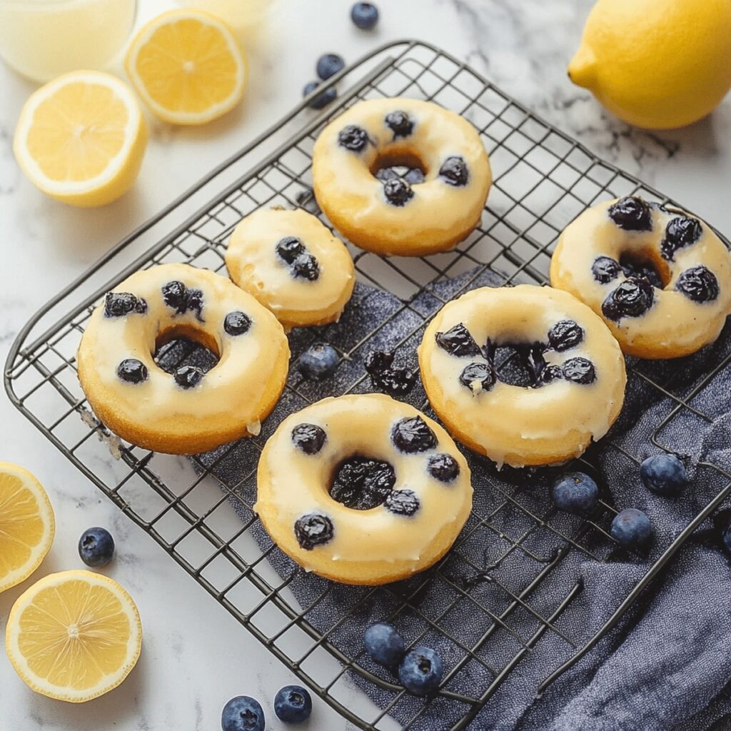 Zesty Lemon Blueberry Donuts Recipe: Fresh & Tangy Bites - Dave's Grill