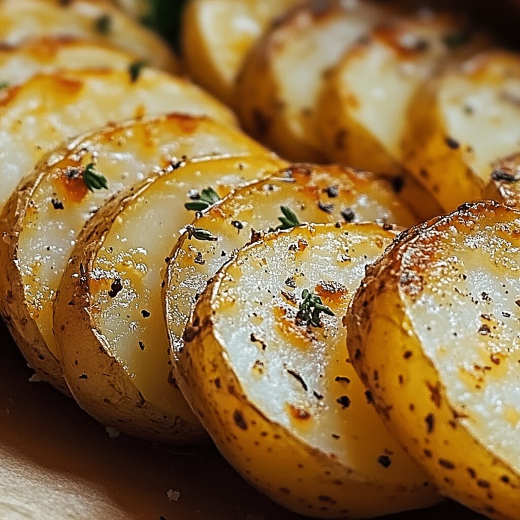 Golden Crispy Sliced Baked Potatoes Recipe: Fast Family Favorite - Dave ...