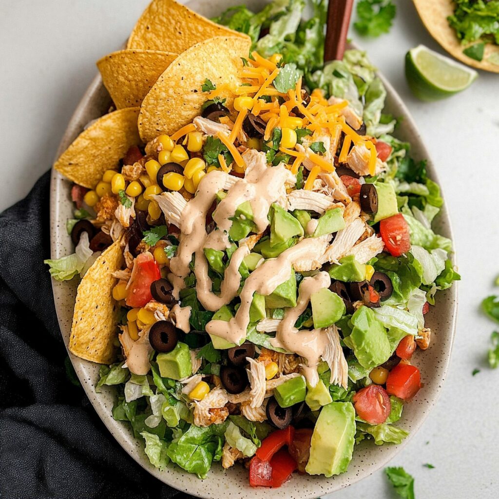 Quick & Fresh Chicken Taco Salad Recipe for Tasty Dinners - Dave's Grill