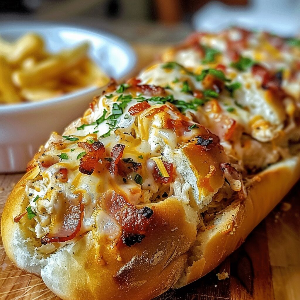 Easy Chicken Bacon Ranch Stuffed Bread Recipe: A Family Favorite ...