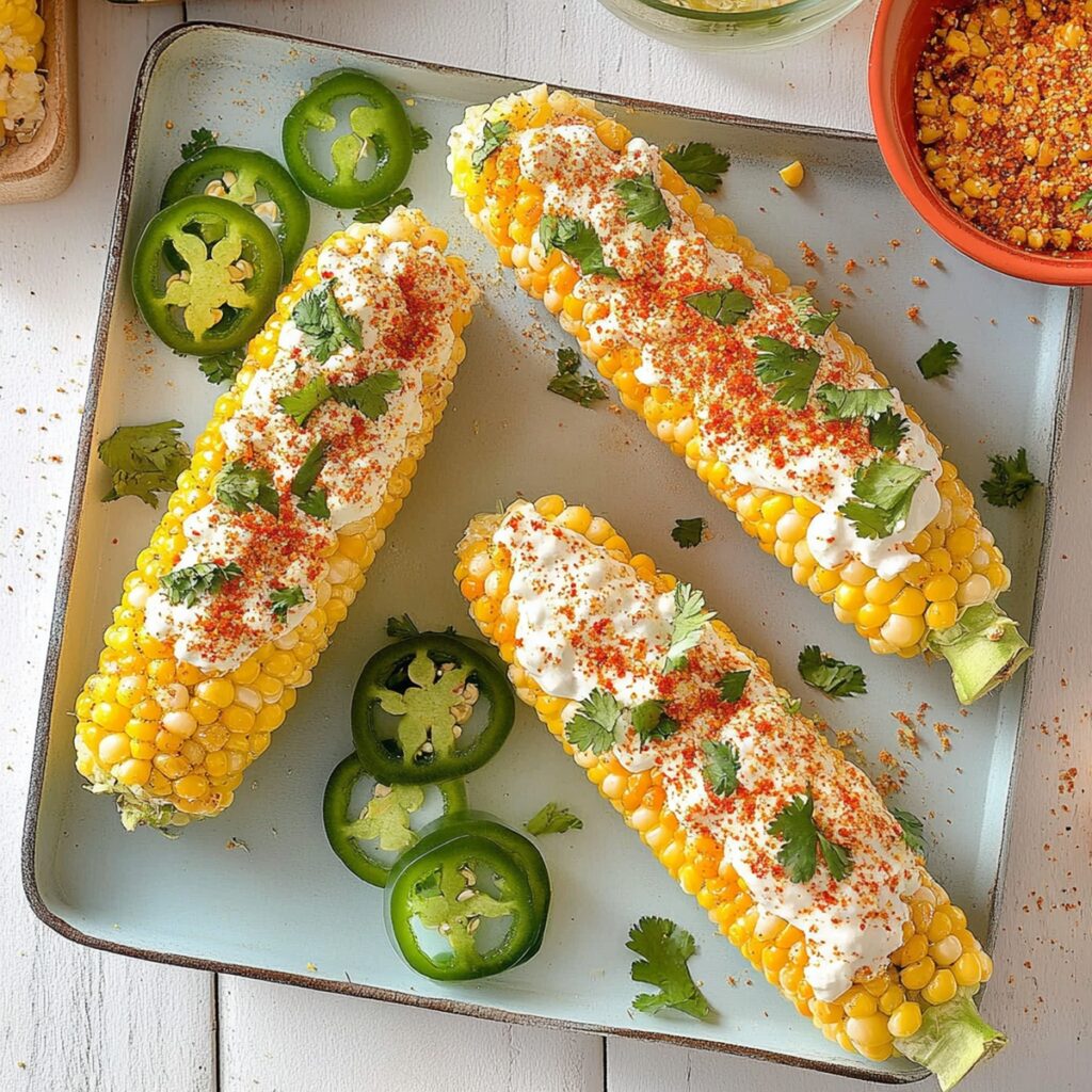Spicy Jalapeno Popper Mexican Street Corn Recipe for Summer Fun - Dave ...