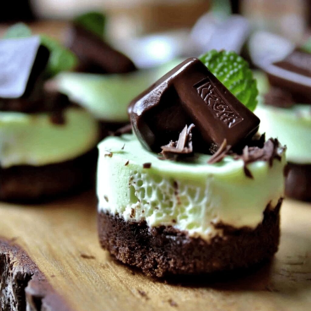 Creamy Andes Mint Mini Cheesecakes Recipe for Sweet Delight - Dave's Grill