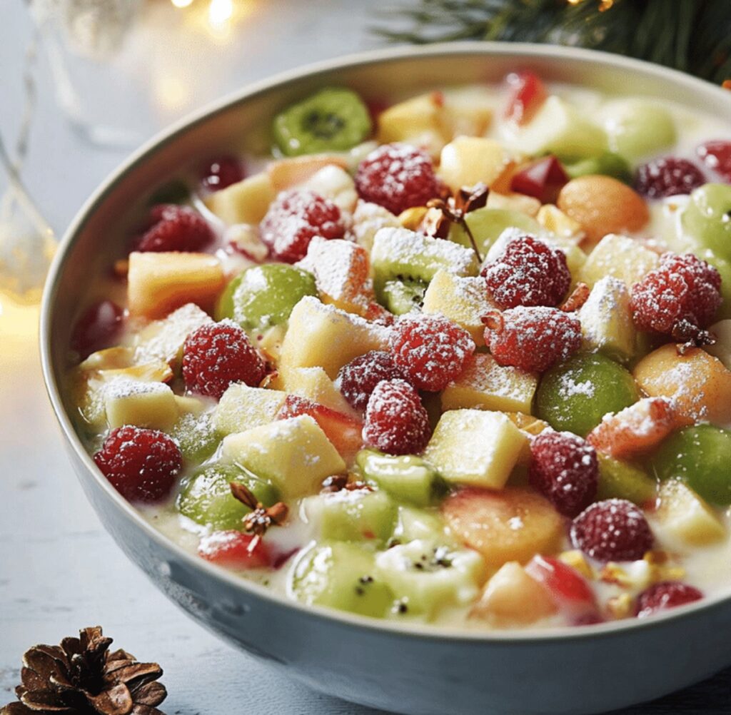 The Most Festive Christmas Fruit Salad Recipe Ever Made - Dave's Grill
