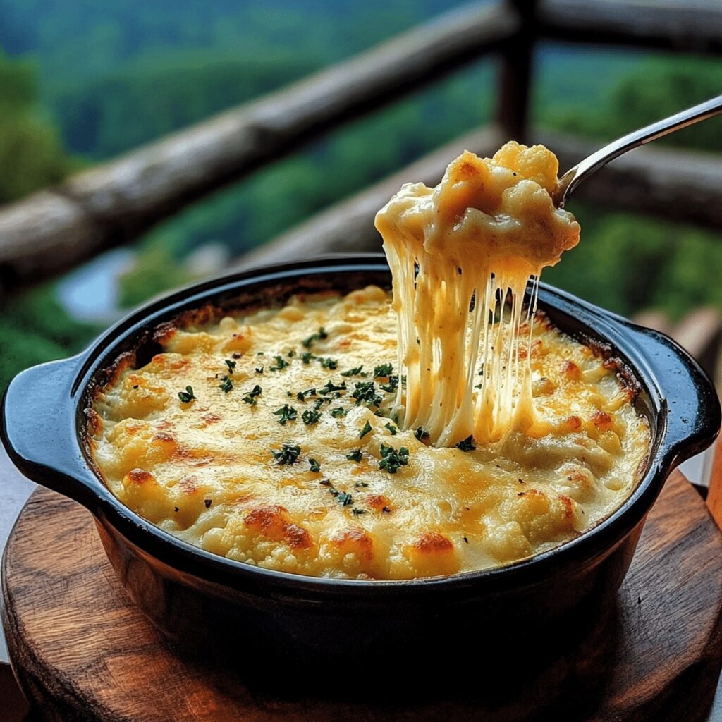 Cozy Cheddar Cauliflower and Roasted Garlic Soup Recipe - Dave's Grill