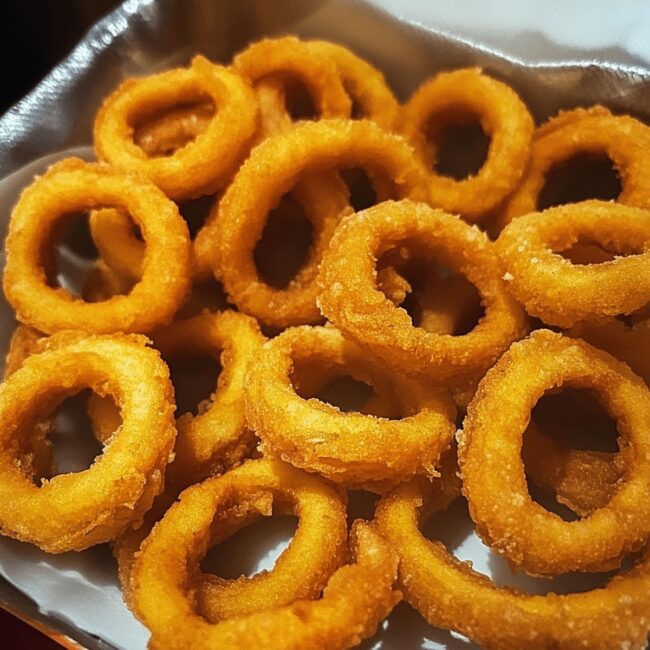 Crunchy & Golden Crispy Fried Onion Rings Recipe Everyone Loves - Dave ...
