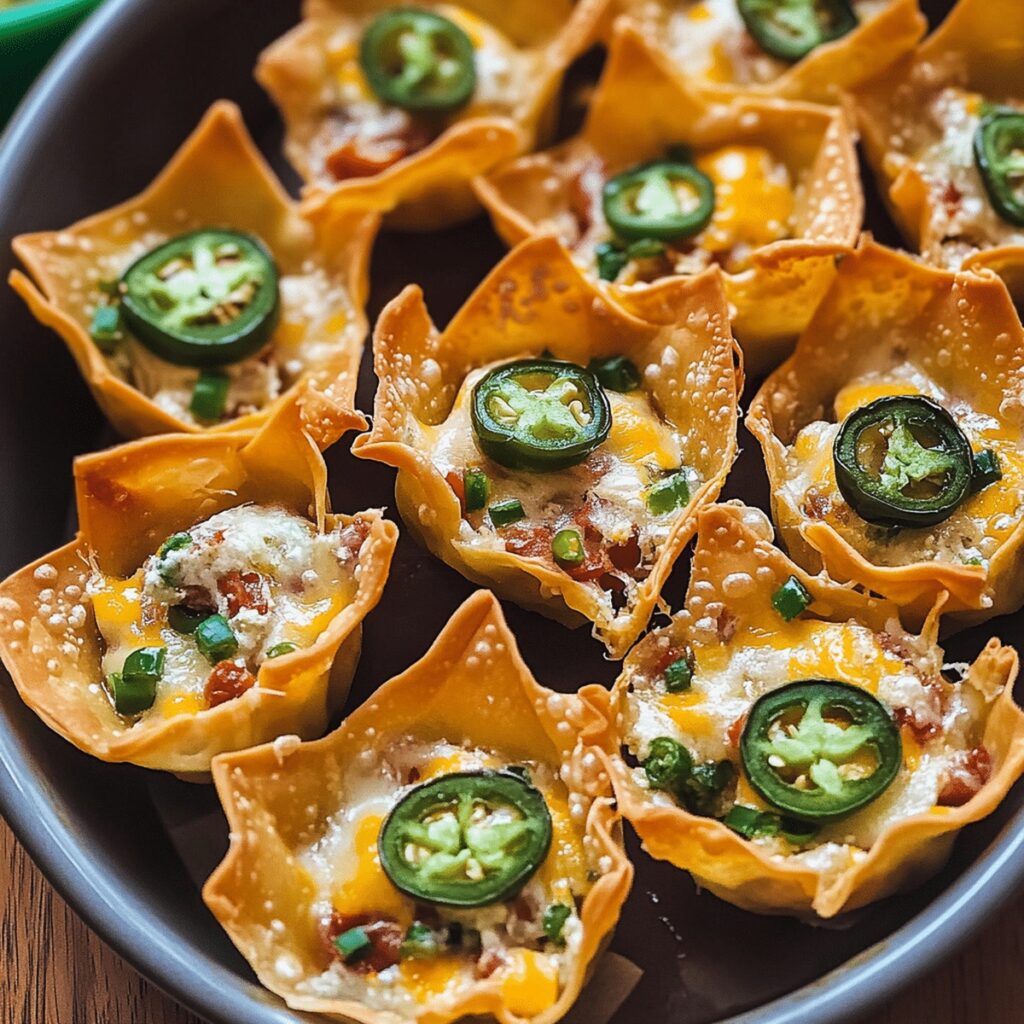 Spicy Crispy Jalapeno Popper Wontons Recipe: Bite-sized Joy! - Dave's Grill