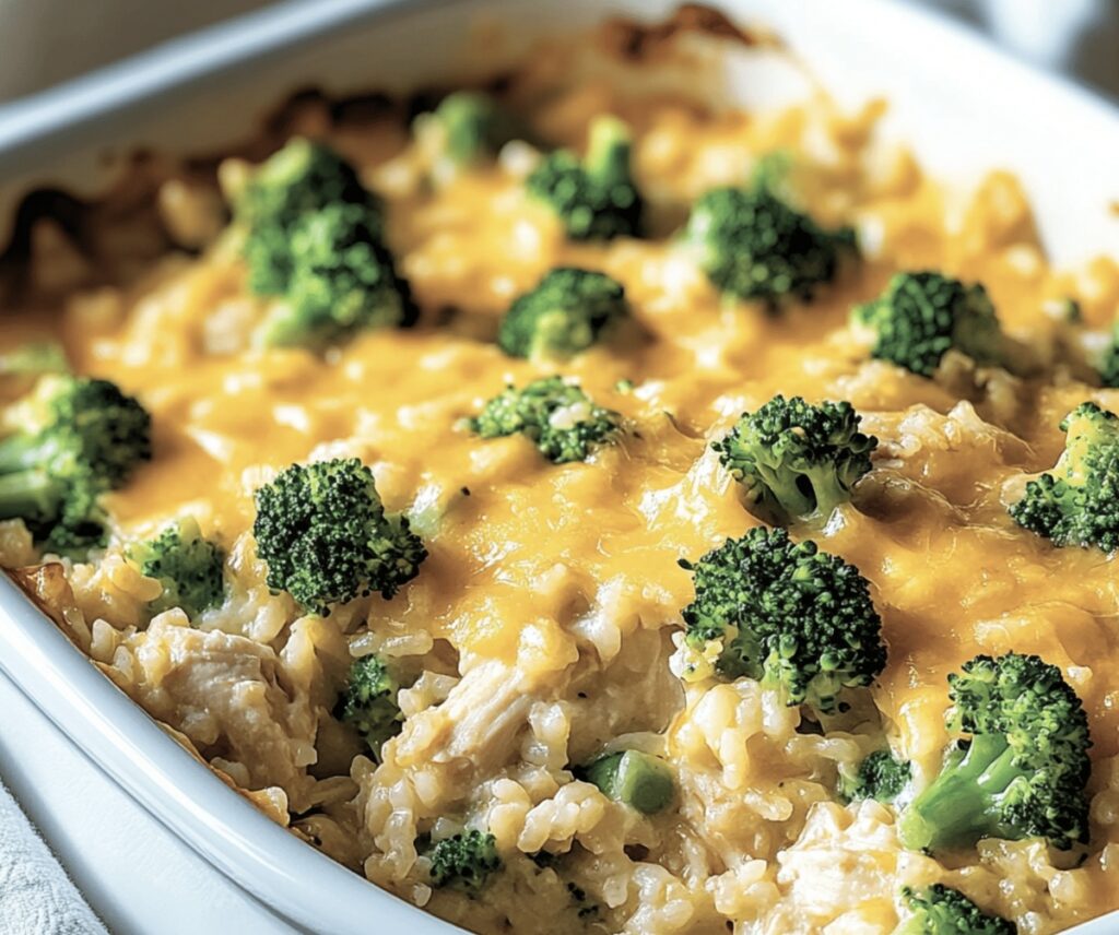 Creamy Family-Favorite Chicken Broccoli Rice Casserole Recipe - Dave's ...