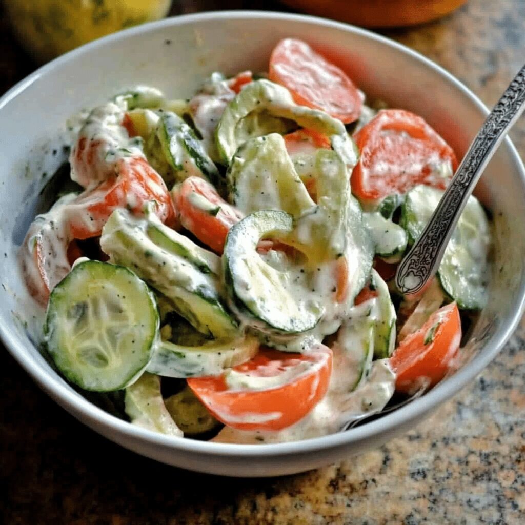 Fresh Cucumber Tomato Crunch: A Zingy Summer Salad Recipe - Dave's Grill