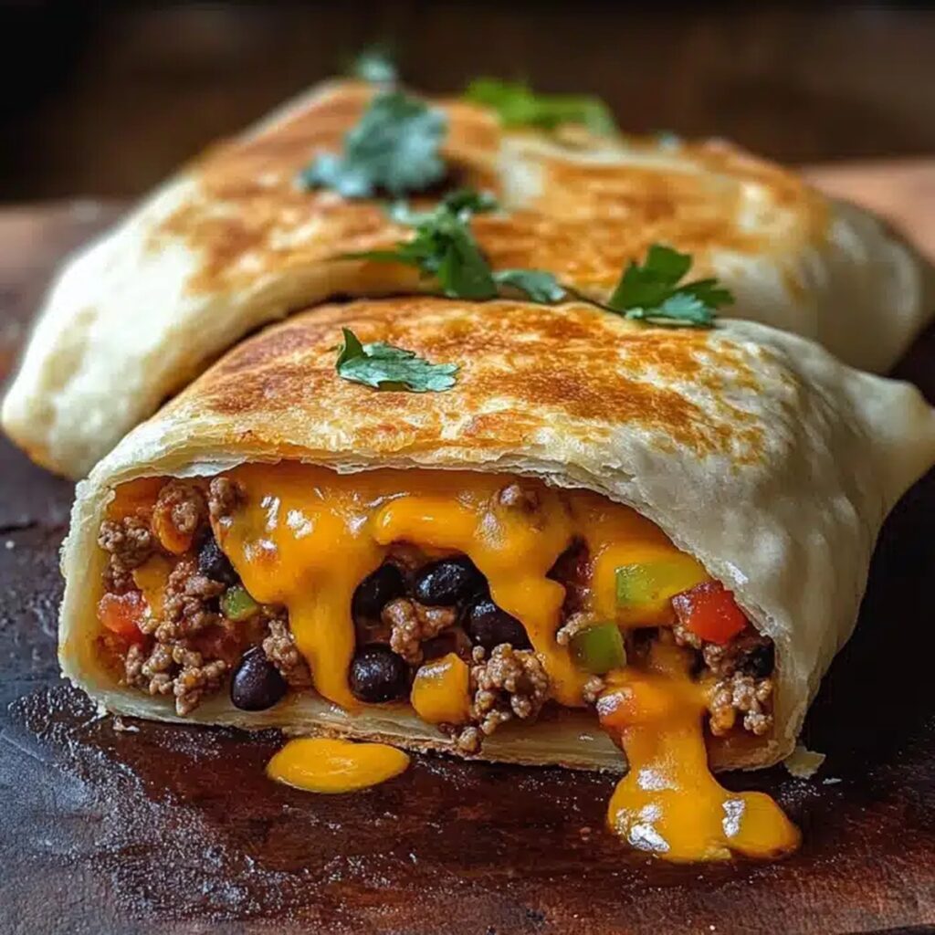 Zesty Crispy Taco-Stuffed Cheesy Pockets Recipe for Fun Dinners - Dave ...