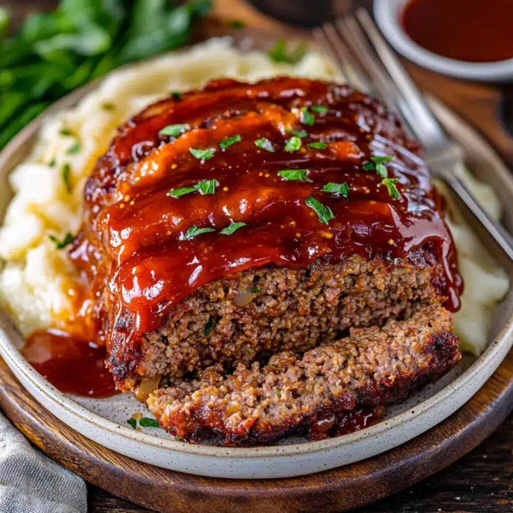Classic Meatloaf with a Delicious Glaze Recipe: Homestyle Comfort ...
