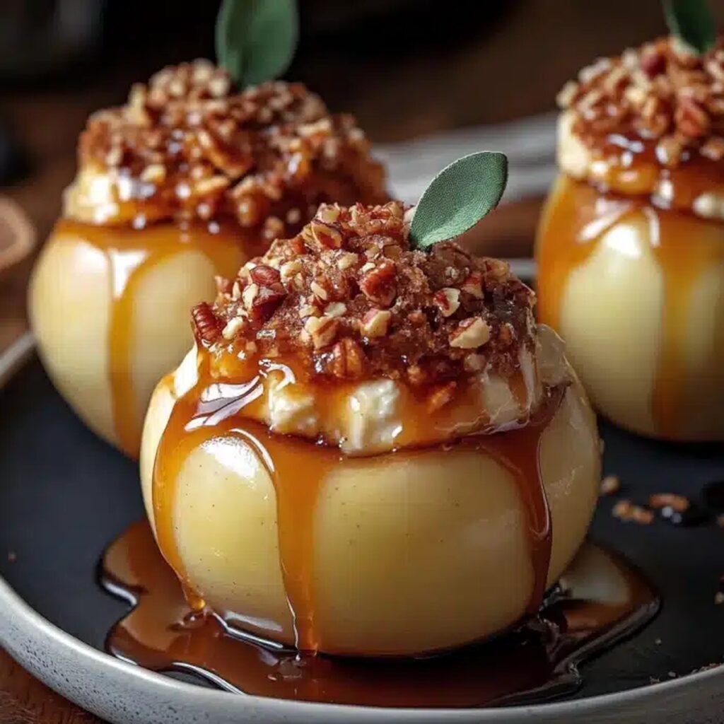 Warm Cheesecake Stuffed Baked Apples Recipe: A Fall Delight - Dave's Grill