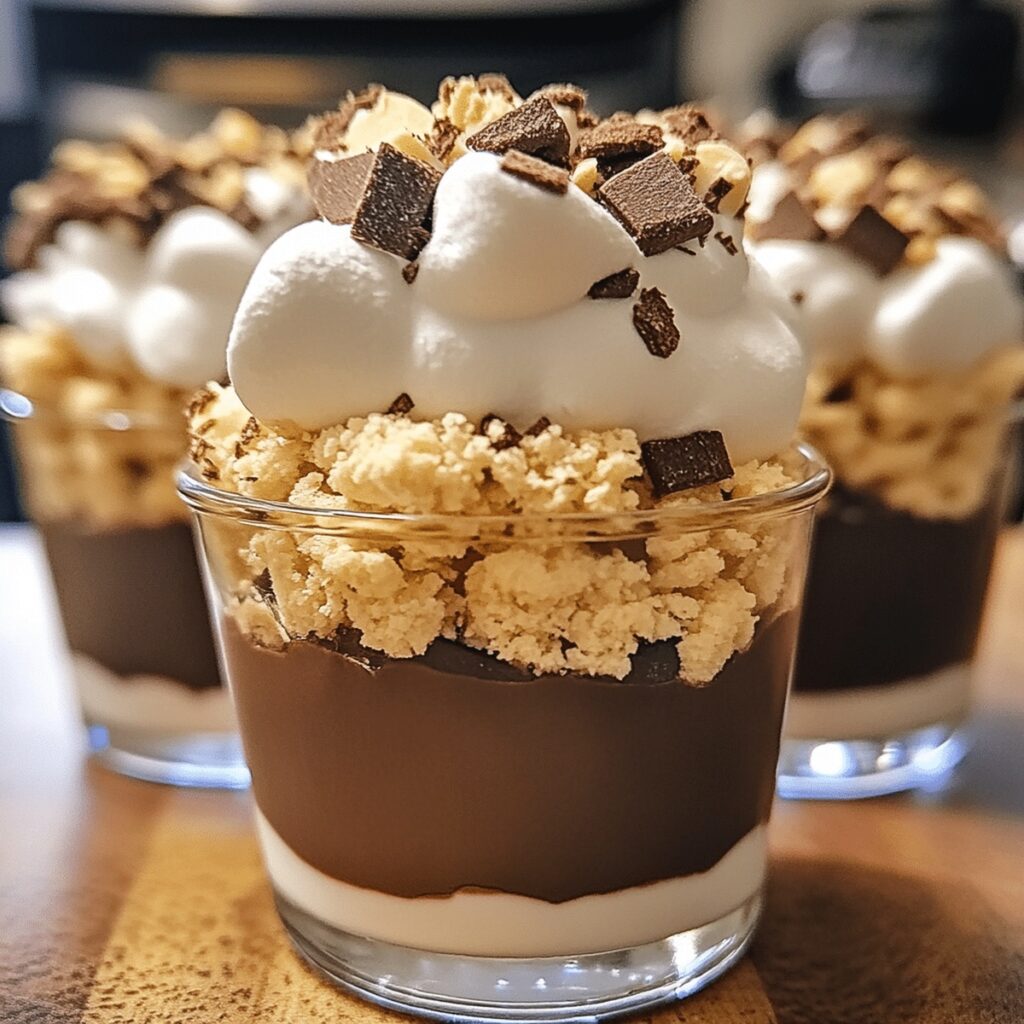 Indulgent S'mores Cheesecake Pudding Cups Recipe for Sweet Bliss - Dave ...