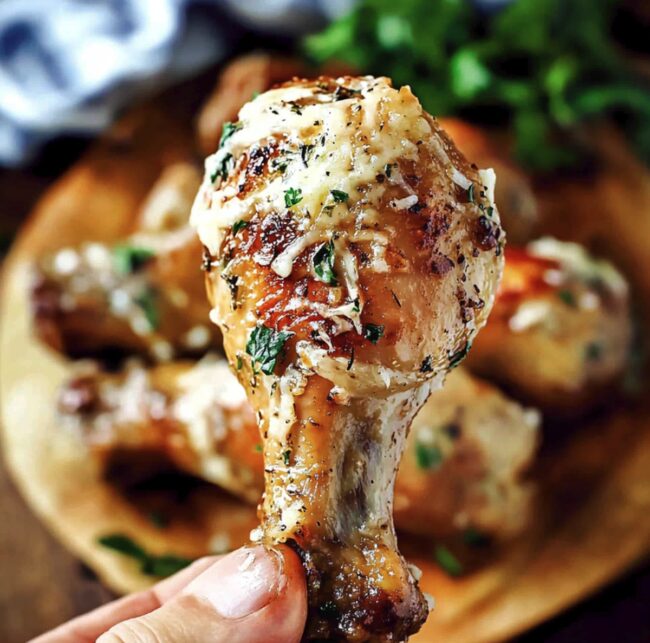 The Juiciest Garlic Parmesan Chicken Legs Recipe Ever - Dave's Grill