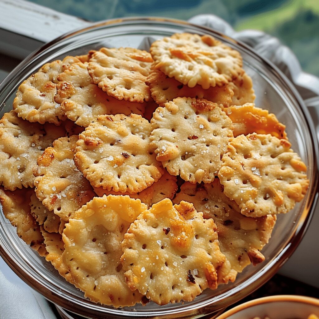 Grandma's Southern Cheese Crackers Recipe - Irresistibly Crispy! - Dave ...