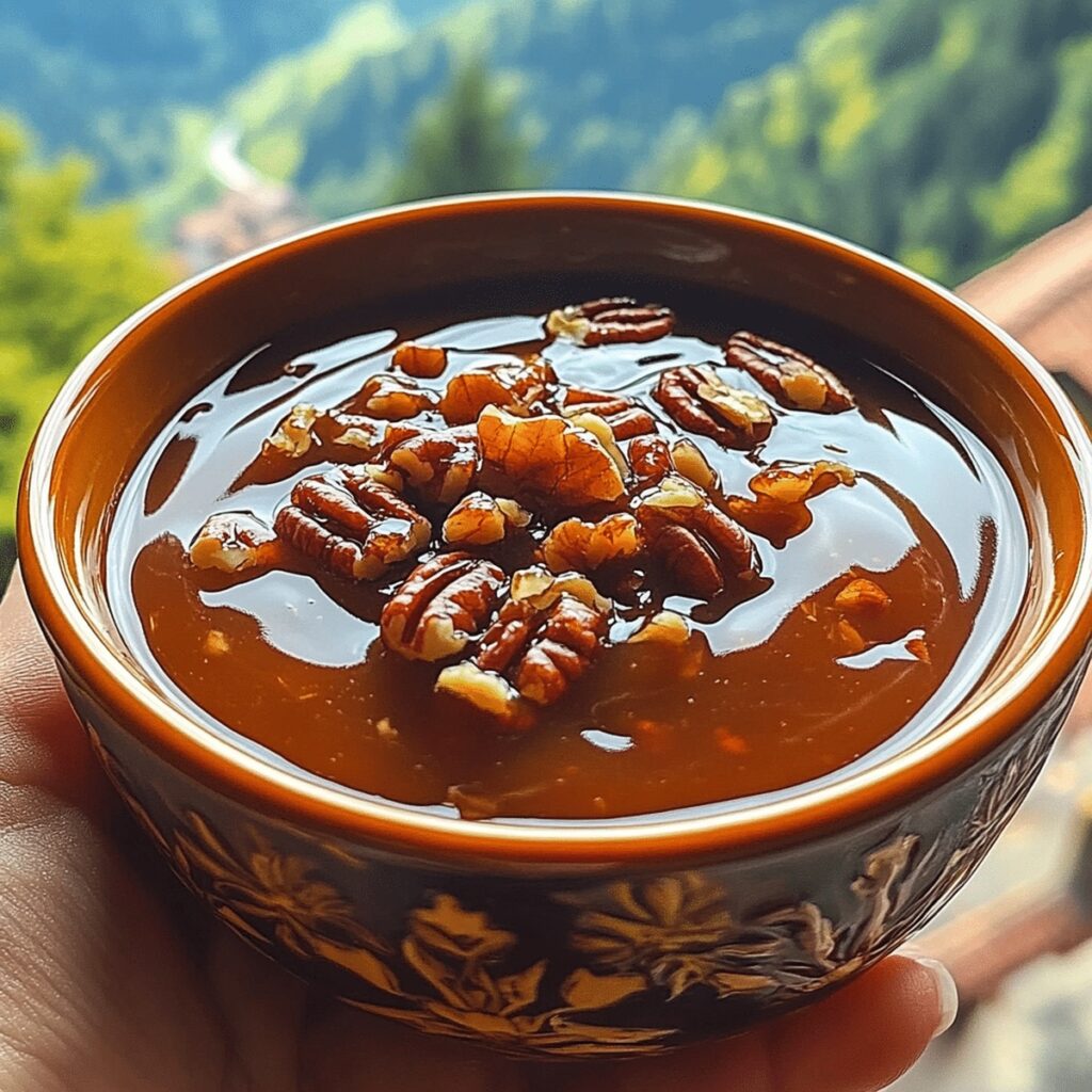 Dreamy Southern Bourbon Pecan Caramel Sauce Recipe for Sweets - Dave's ...