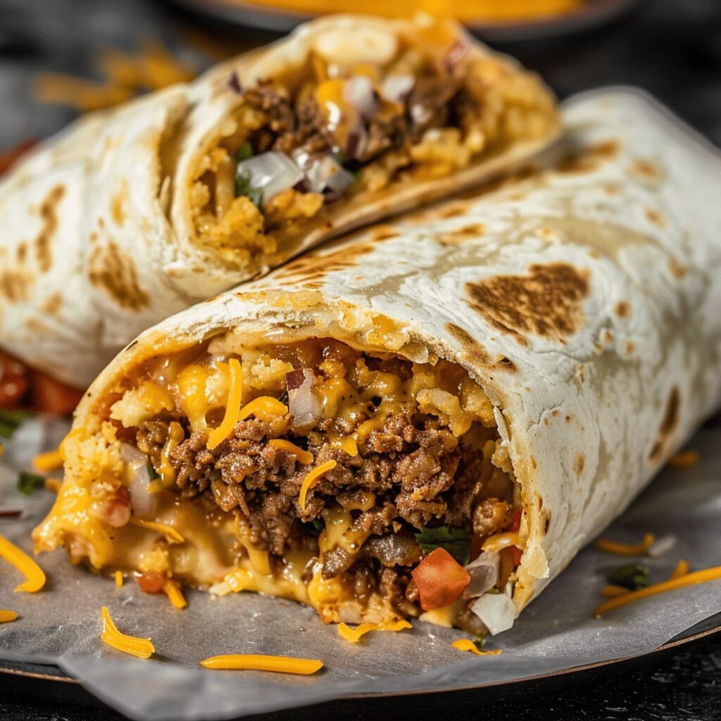 Taco Bell Beefy Melt Burrito Recipe for Home - Dave's Grill
