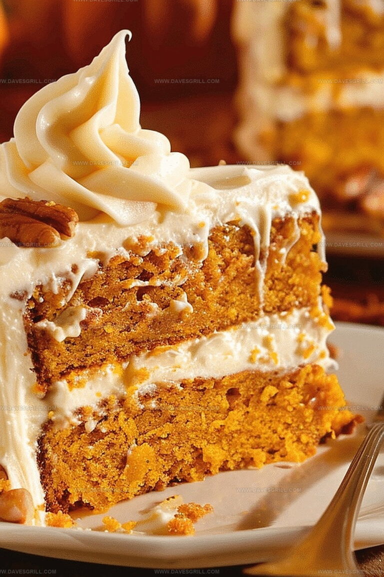 Dreamy Pumpkin Cake with Cream Cheese Frosting Recipe - Dave's Grill