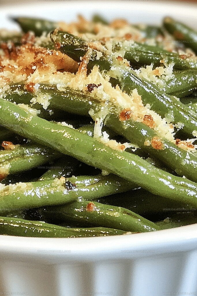 Crispy Parmesan Roasted Green Beans Recipe For Veggie Lovers - Dave's Grill