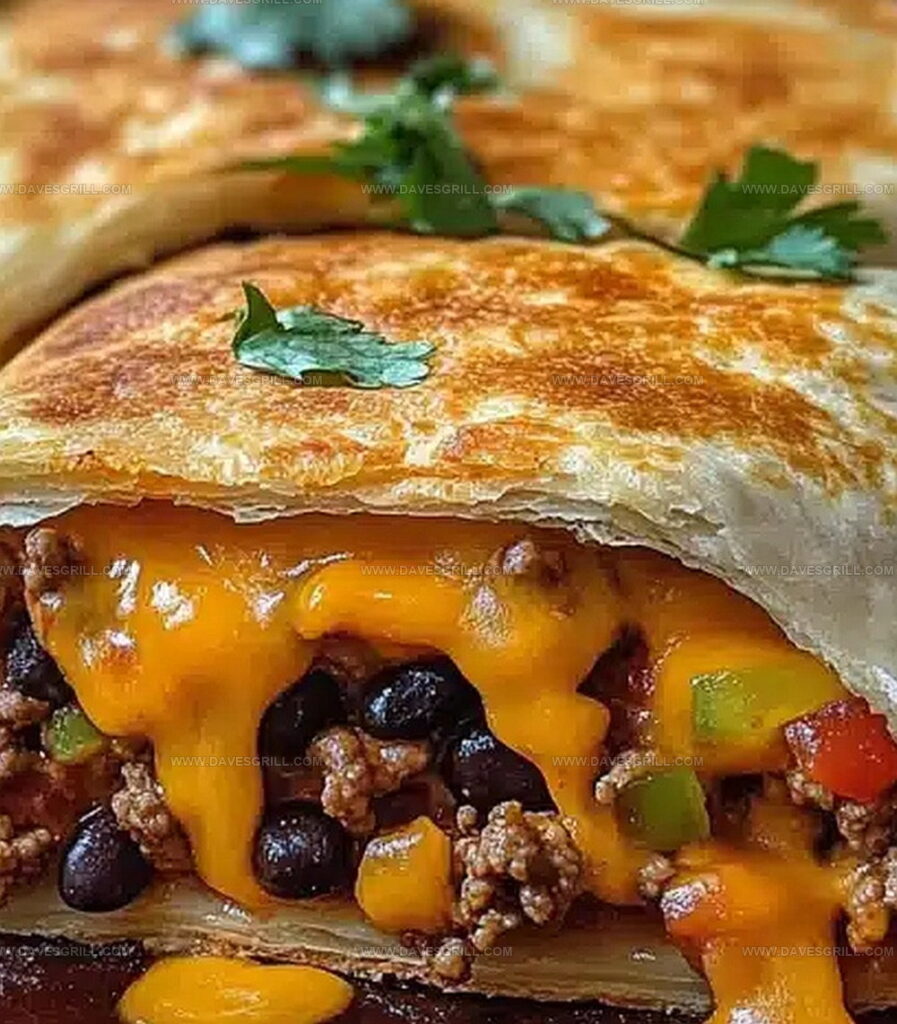 Zesty Crispy Taco-Stuffed Cheesy Pockets Recipe for Fun Dinners - Dave ...