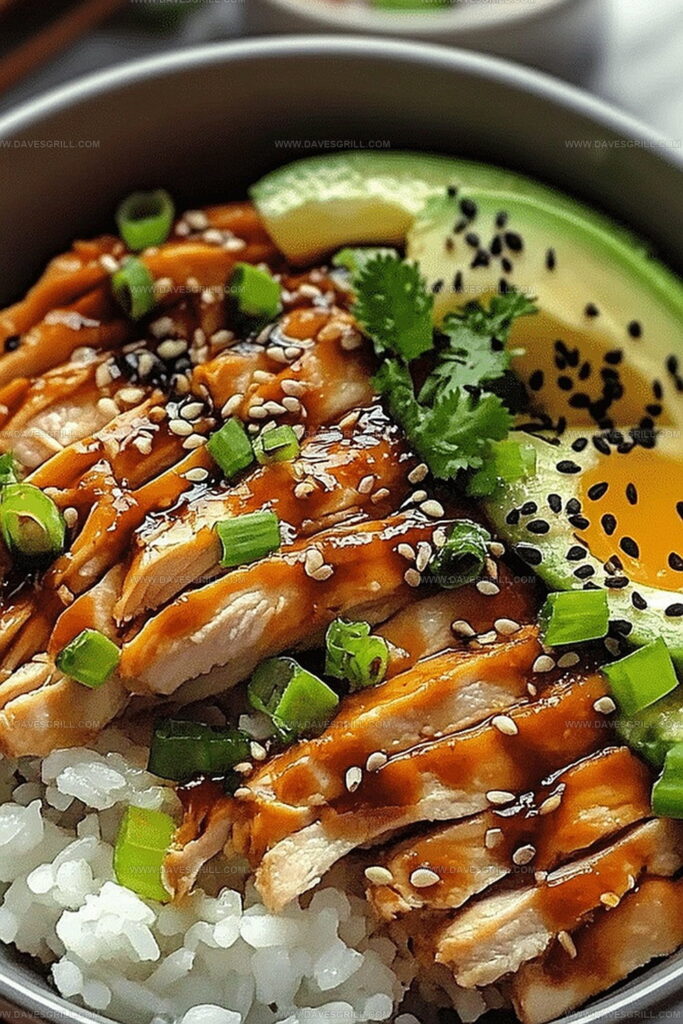 Colorful Asian Chicken Rice Bowl Recipe: A Zesty Meal Magic - Dave's Grill