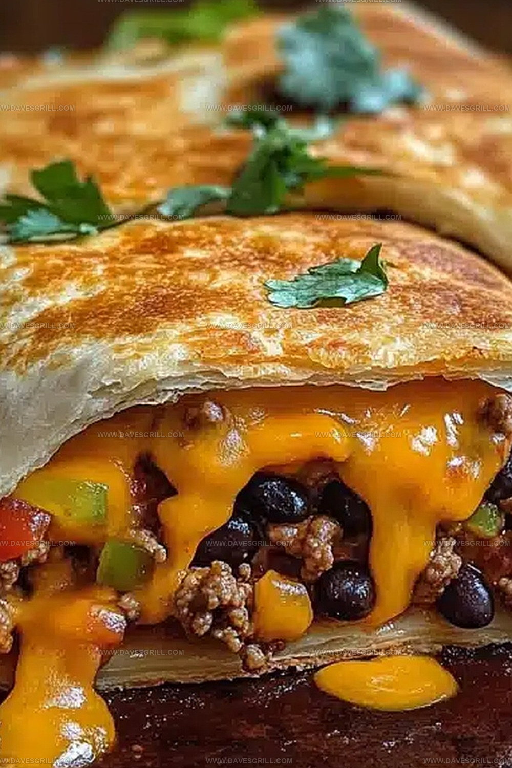 Zesty Crispy Taco-Stuffed Cheesy Pockets Recipe for Fun Dinners - Dave ...