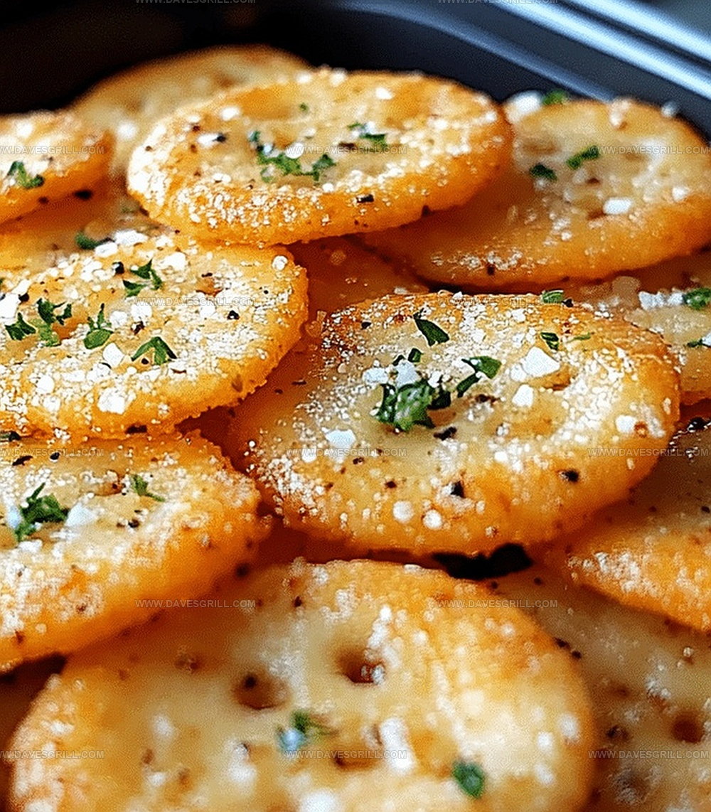 Addictive Crispy Garlic Ritz Snacks Recipe for Snack Lovers - Dave's Grill