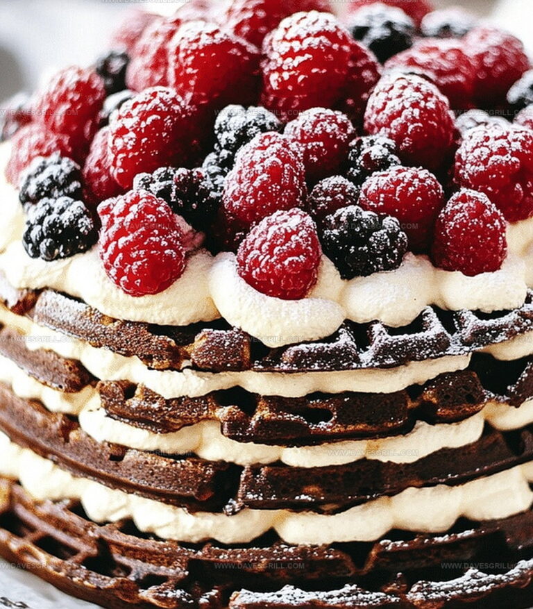 Dreamy Fluffy Waffle Cake Recipe: Sweet Joy on a Plate! - Dave's Grill