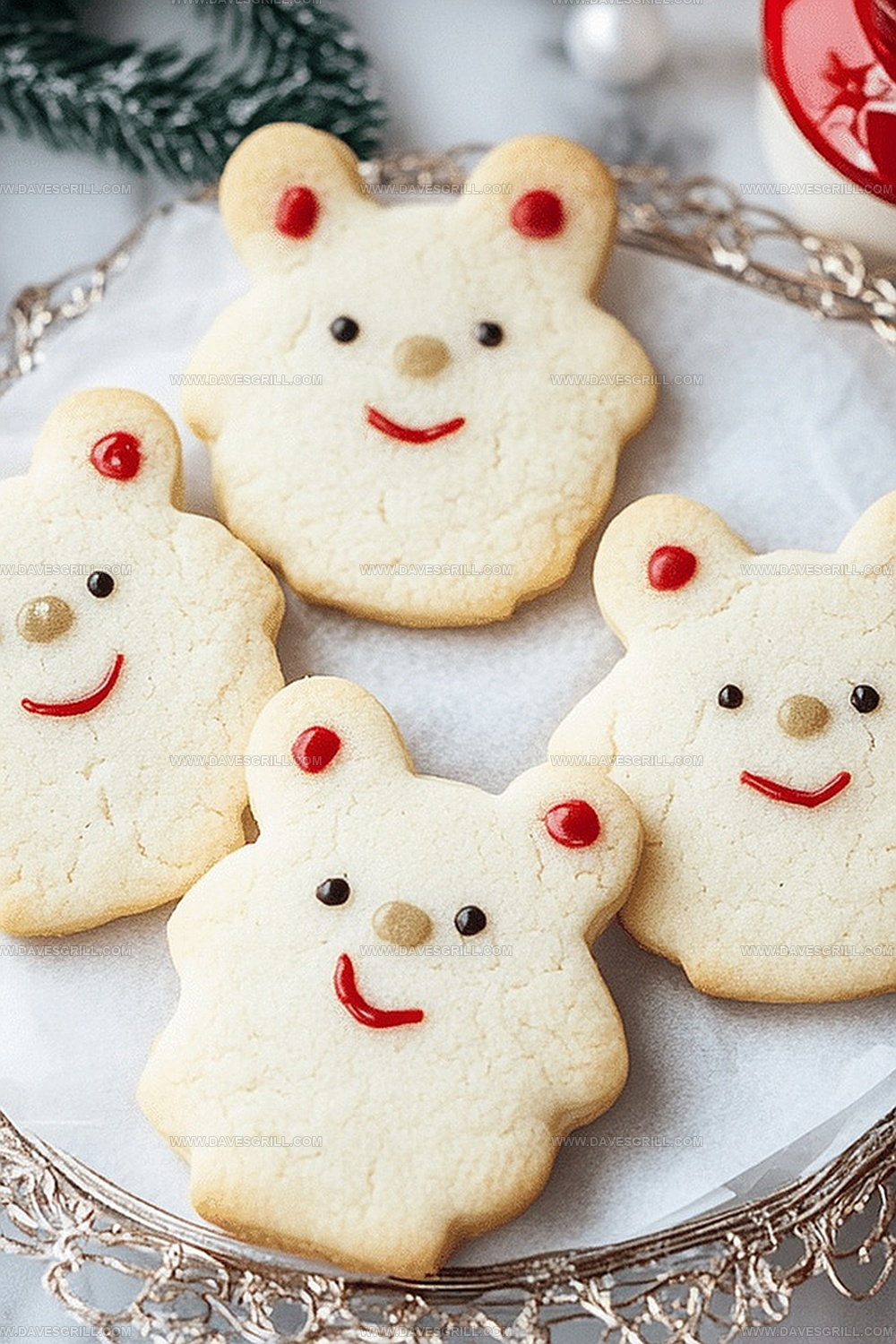 Snuggly Polar Bear Cookies Recipe: Cute Treats for All Ages - Dave's Grill