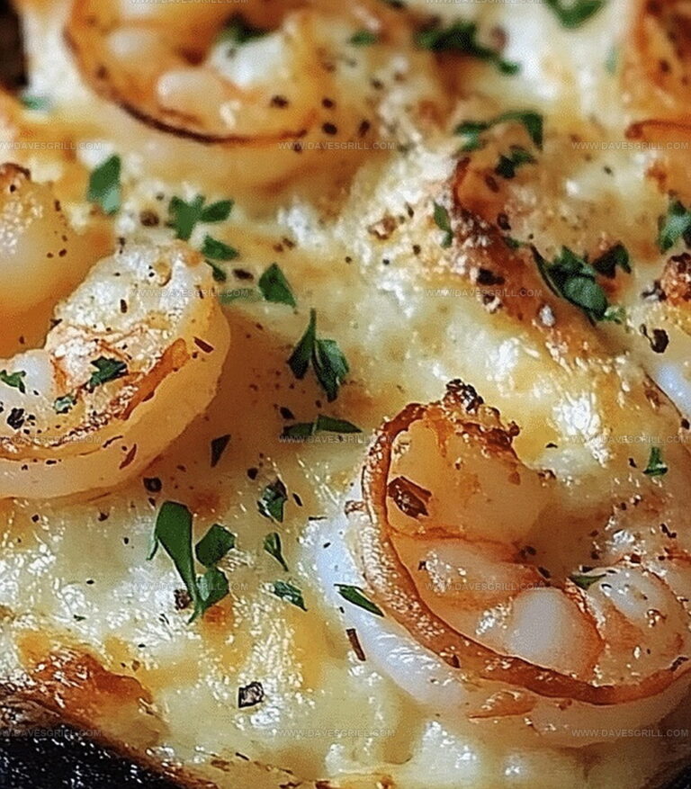 Zesty Golden Garlic Shrimp Gratin Recipe: A Coastal Delight - Dave's Grill