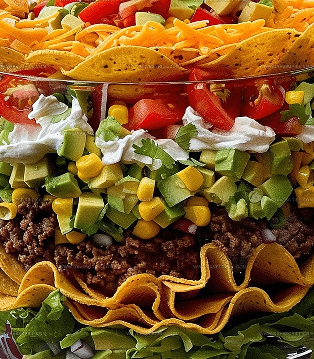 Seven-Layer Taco Salad Recipe for Fiesta Nights - Dave's Grill