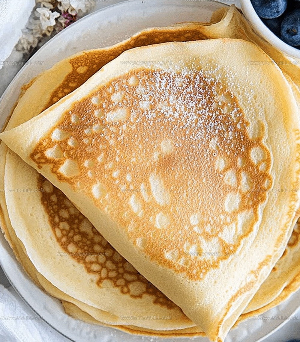 Homemade Crepe Recipe for Breakfast Delight - Dave's Grill